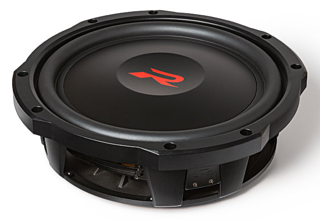 ALPINE RS-W12D4 12-inch R-Series Shallow Subwoofer with Dual 4-Ohm Voi ...