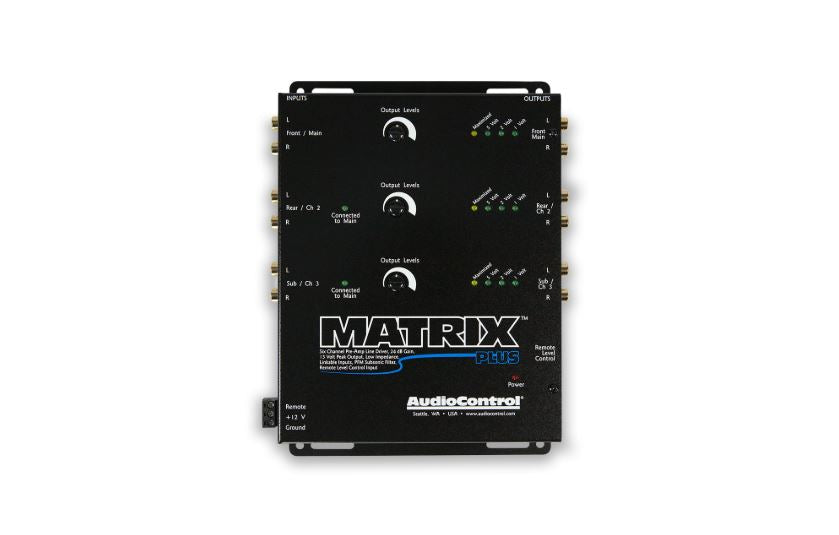 Audio Control Matrix Plus 6 Channel Line Driver with Optional Level Co ...
