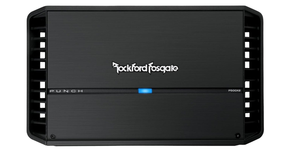 Rockford Fosgate P500X2 Punch 500 Watt 2-Channel Amplifier – Shop Audio ...
